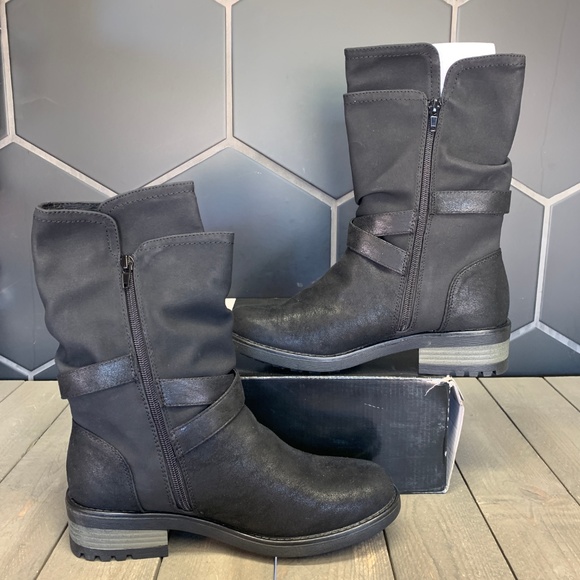 Bullboxer | Shoes | New Bullboxer B52 Jury Black Hightop Zipper Boots ...
